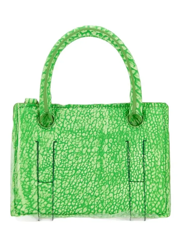 DENTRO Mini Leather Otto Handbag - Printed