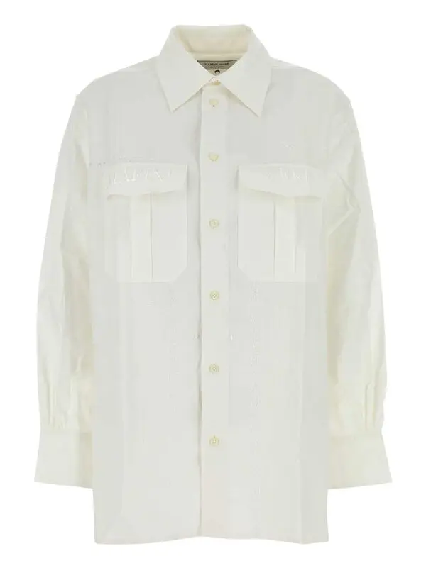 MARINE SERRE Cotton Shirt - White