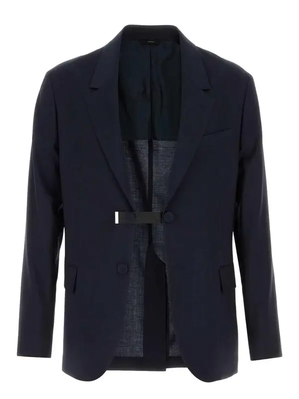 Fendi S Wool Blazer - Blue