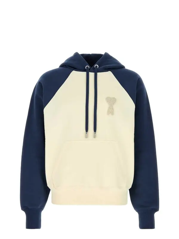 AMI Paris Two-tone Cotton Sweatshirt - Multicoloured
