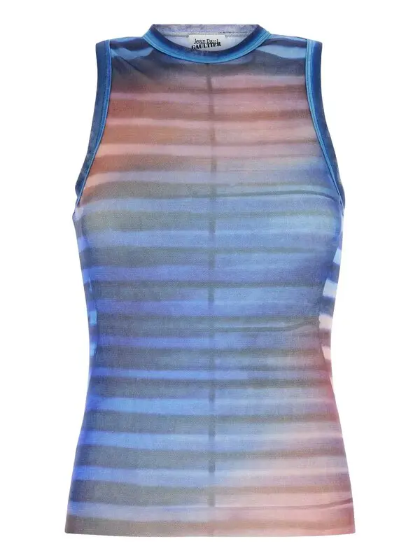 JEAN PAUL GAULTIER Mesh Tank Top - Printed