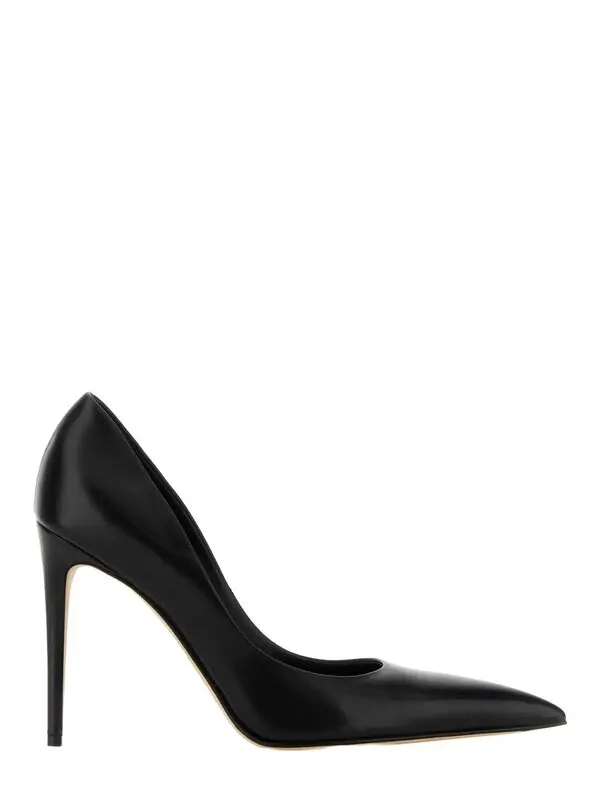 Alexander McQueen Leather Stiletto Pumps With 11 Cm Heel - Black
