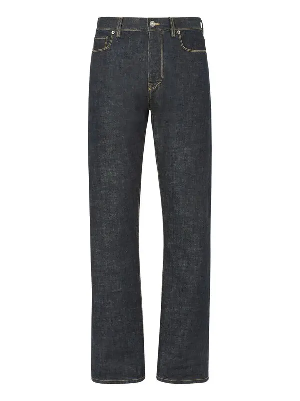 Fendi Cotton Denim Jeans - Blue