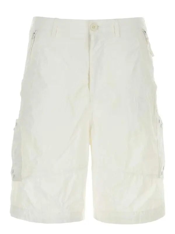 TEN C Nylon Bermuda Shorts - White
