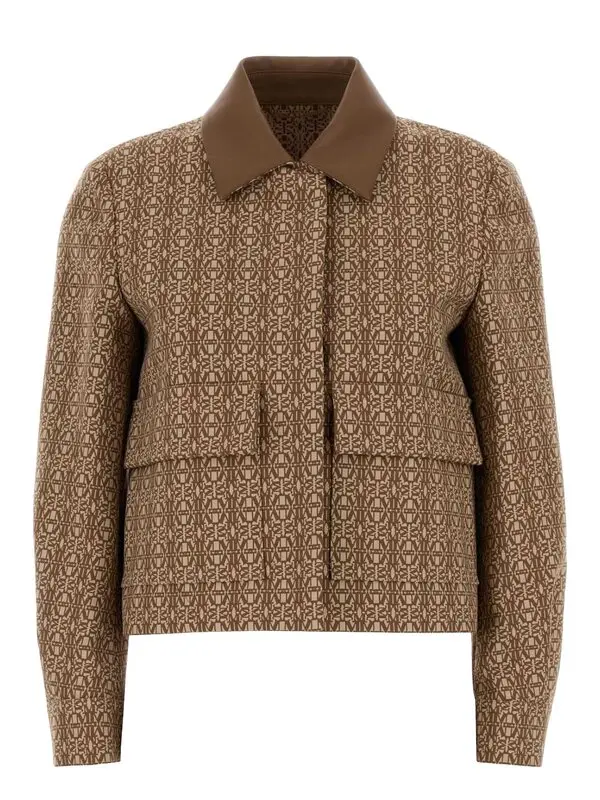 Max Mara Embroidered Cotton Jacket - Printed