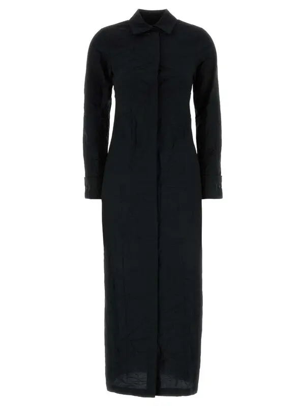 Max Mara Poplin Shirt Dress - Black