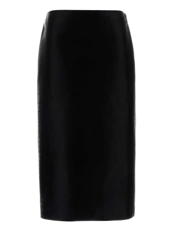 Gucci Lambskin Skirt - Blackblackblack