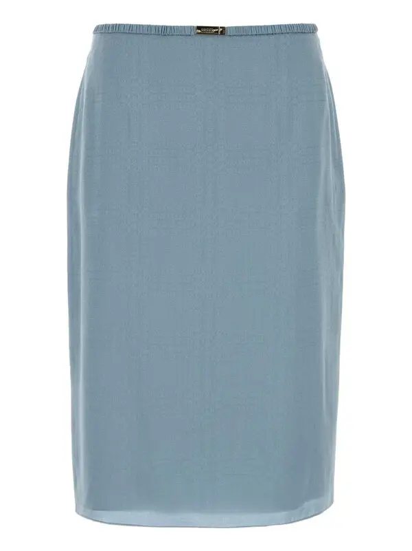Gucci Silk Skirt - Light Blue