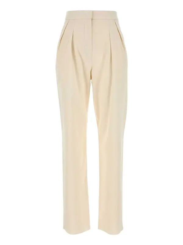Max Mara Dede Cotton Pants - White