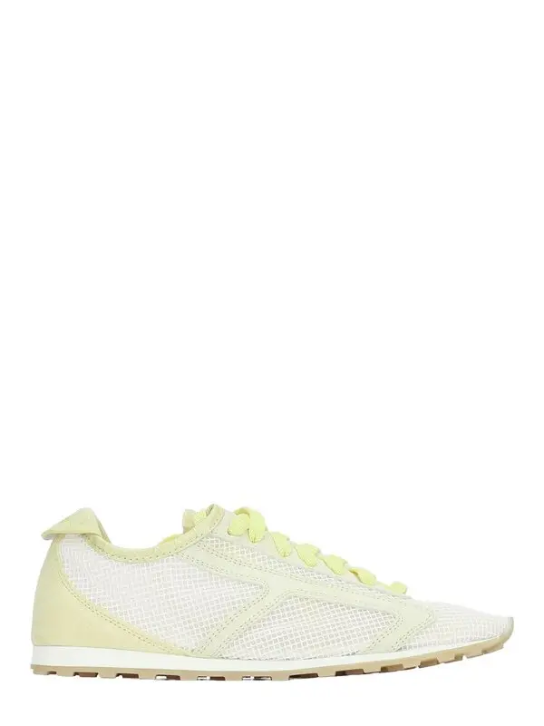 Jacquemus Leather Tennis Sneakers - Dustyyellow
