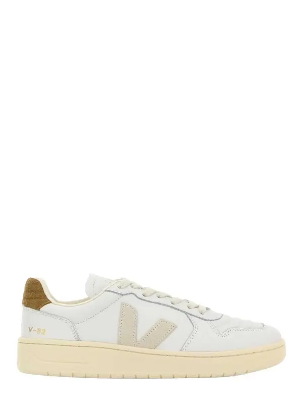 VEJA V-82 Leather Sneakers - White