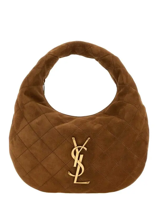 Saint Laurent Icarino Shoulder Handbag - Brown