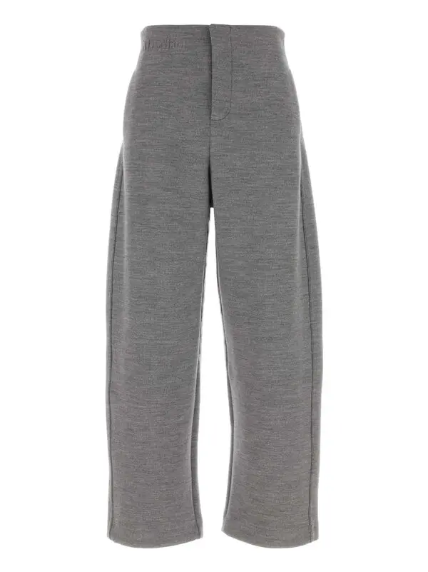 Max Mara Ebrien Wool-blend Pant - Grey