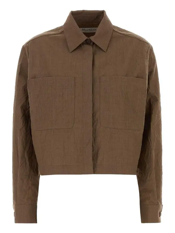 Max Mara Biscuit Wool Shirt - Camel