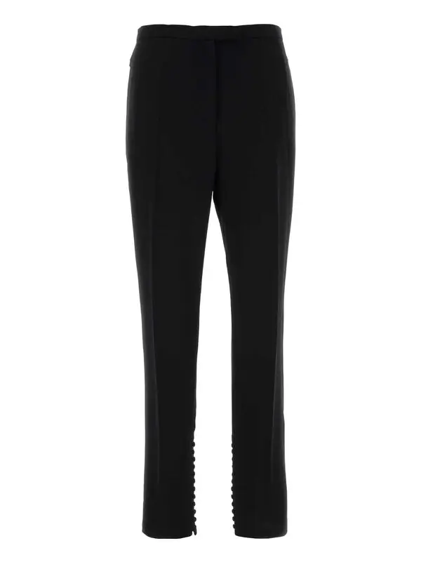 Dries Van Noten Pandoris Tailored Polyester Pants - Black