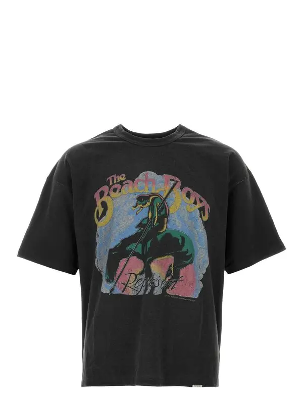 REPRESENT Slate Cotton-blend T-shirt For - Black