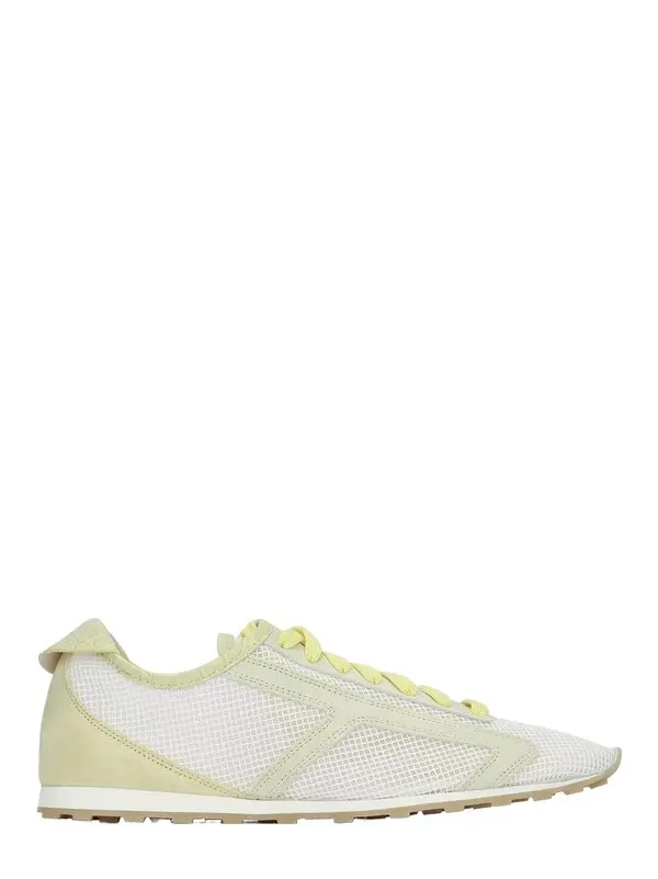 Jacquemus Leather Lined Tennis Sneakers - Dustyyellow