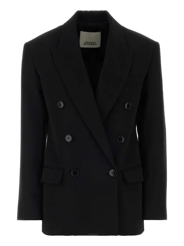 Isabel Marant Étoile Khera Wool Blazer - Black