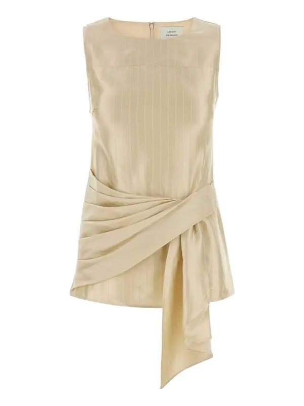 Loulou De Saison Satin Fonda Top - Yellow