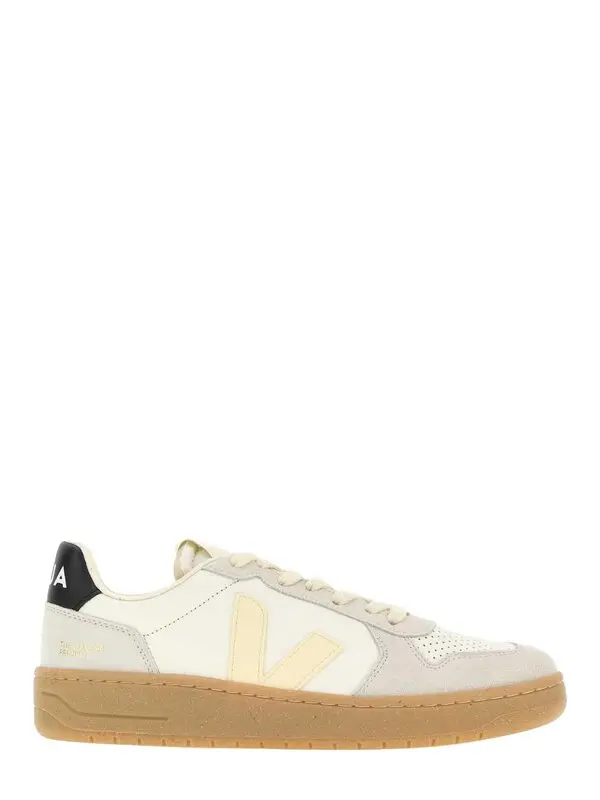 VEJA V-82 Leather And Suede Sneakers - Multicoloured