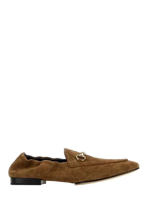 Gucci Suede Loafers - Camel
