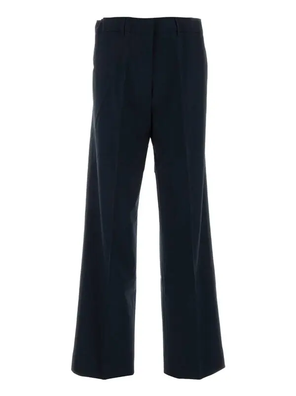 Miu Miu Stretch Wool Tailored Trousers - Blue