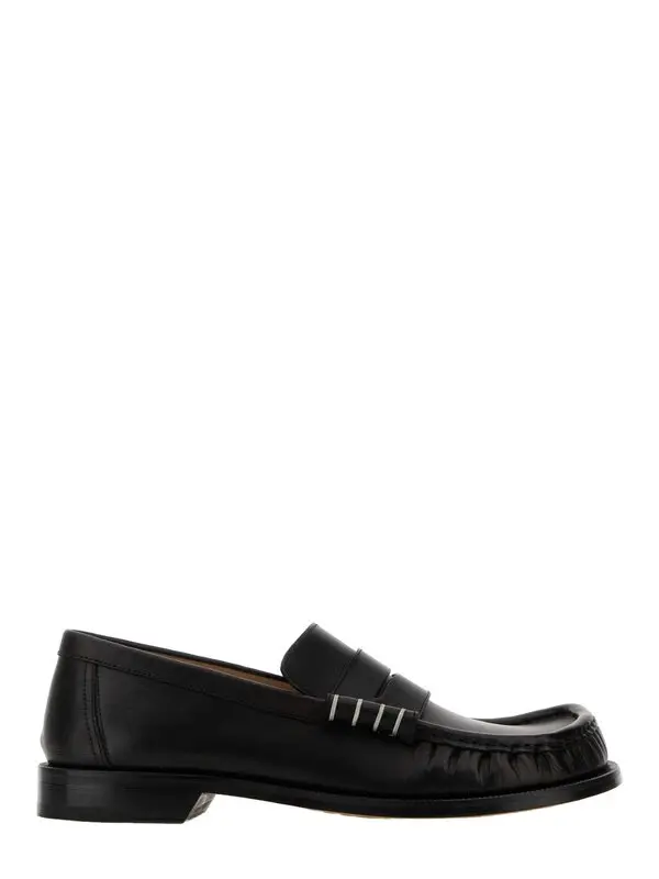 JW Anderson Leather Loafers - Black