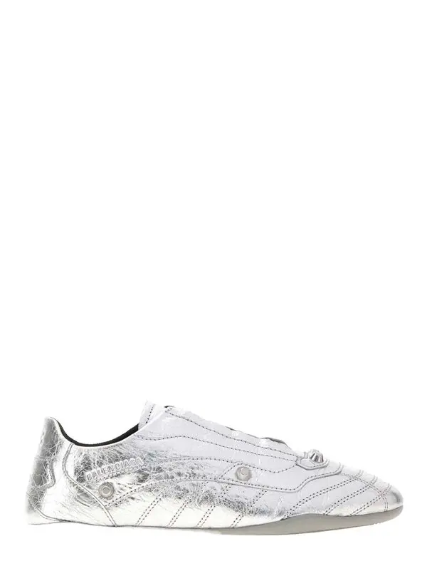 Balenciaga Leather City Sneaker - Orange