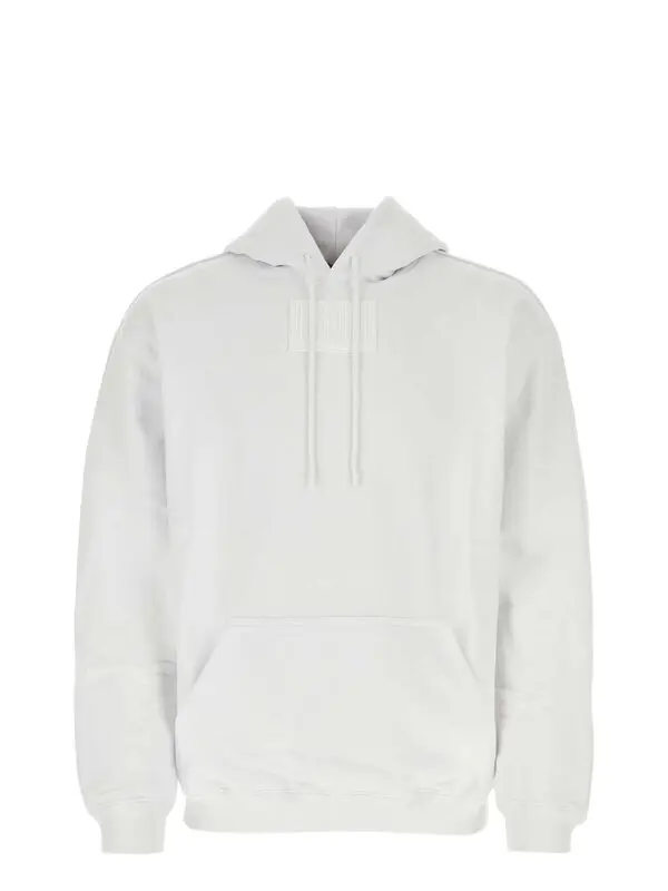 VTMNTS Oversized Cotton-blend Sweatshirt - White