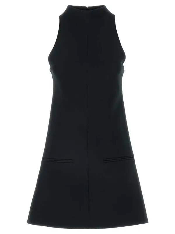 COURREGES Twill Dress - Black
