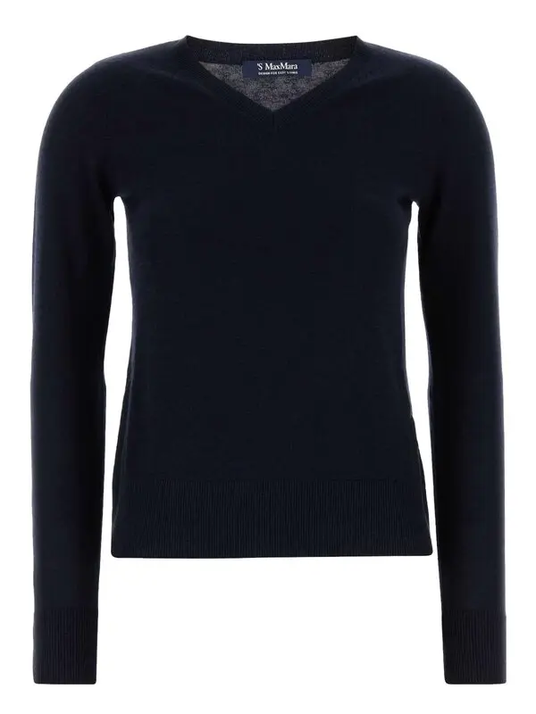 S MAXMARA Idoneo Wool Sweater - Blue