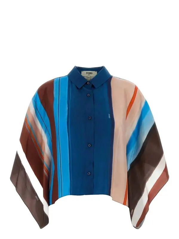 Fendi Silk Shirt - Stripped