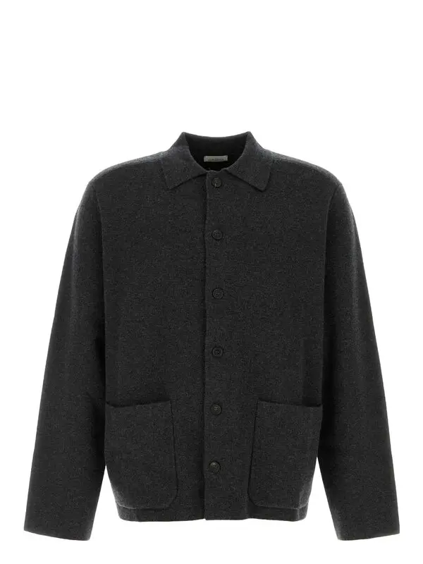 Le Kasha Organic Cashmere Cardigan - Grey