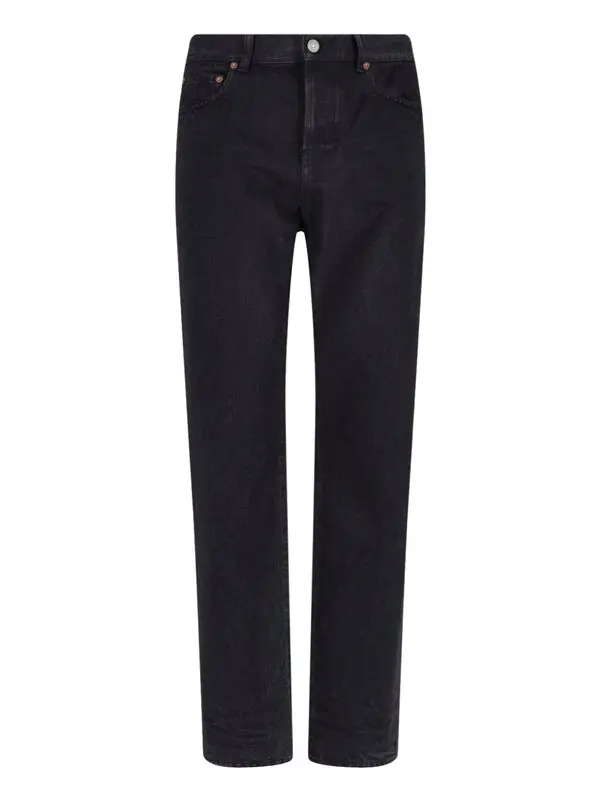 Saint Laurent Straight-leg Jeans - Black