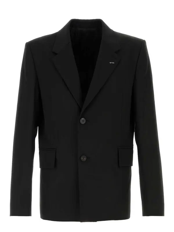 WOOYOUNGMI Virgin Wool Blazer - Black