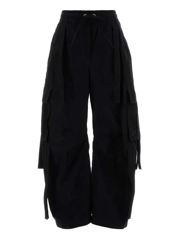 Dolce & Gabbana Cotton-blend Utility Cargo Pants - Black