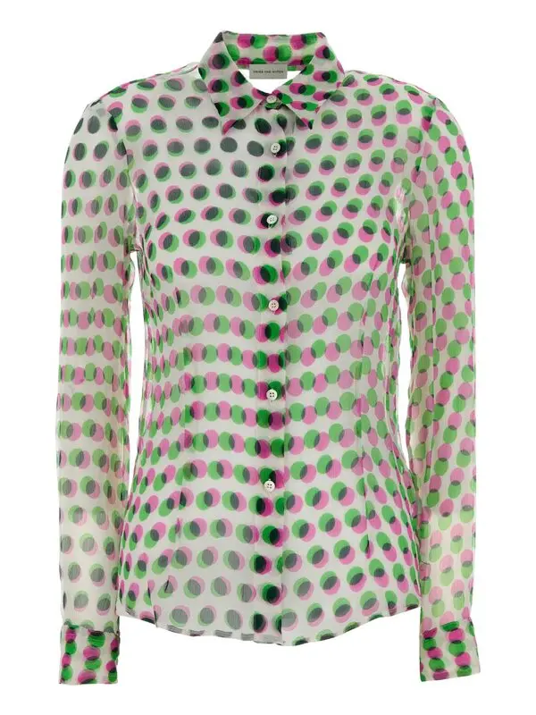 Dries Van Noten Chiffon Shirt - Printed