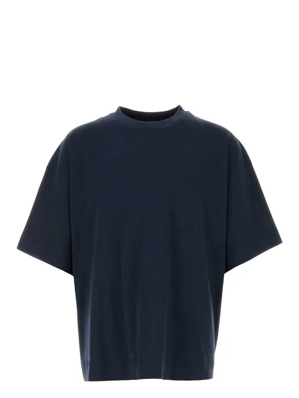 Dries Van Noten Heno Oversize Cotton T-shirt - Blue