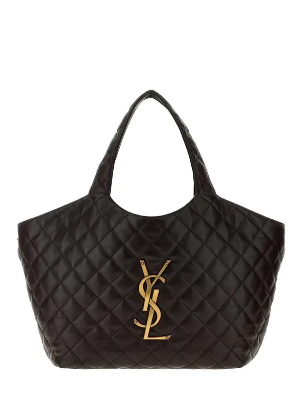 Saint Laurent Icare Shopping Handbag - Brown