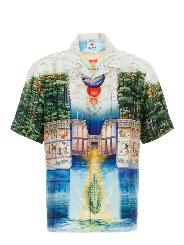 Casablanca Silk Shirt - Printed