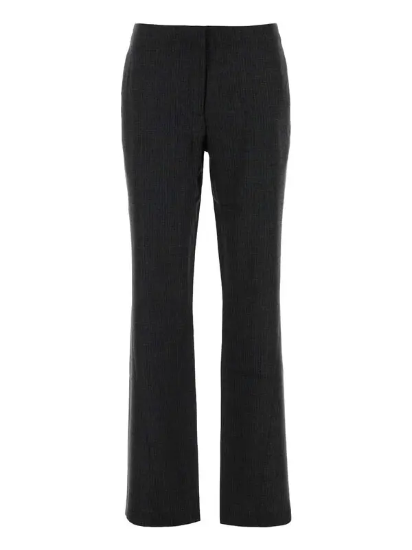 Our Legacy Embroidered Wool Trousers - Stripped