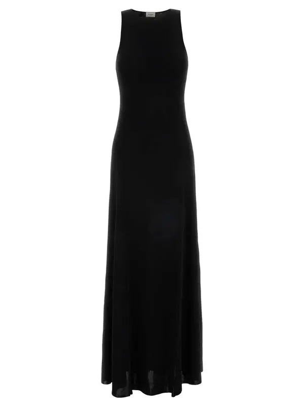 Saint Laurent Sleeveless Maxi Dress - Black
