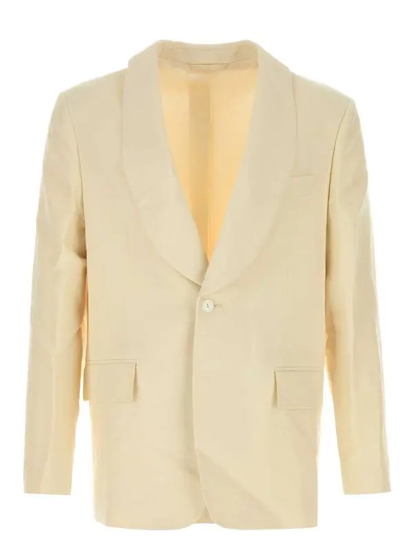 BODE Viscose-blend Blazer For - Yellow