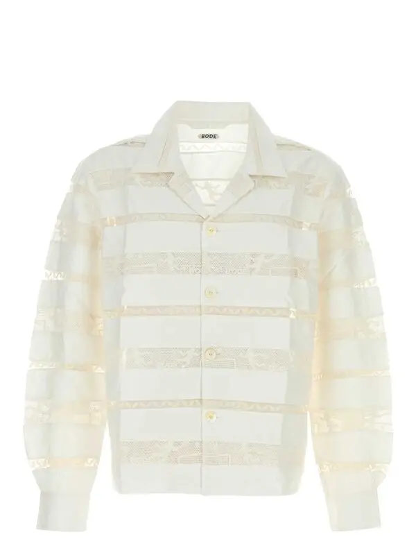 BODE Poplin Shirt - White