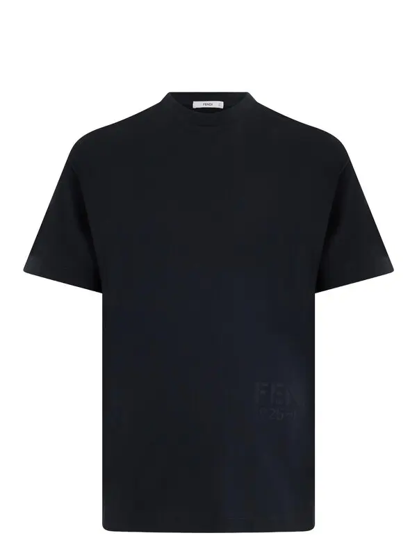 Fendi S Cotton T-shirt - Black