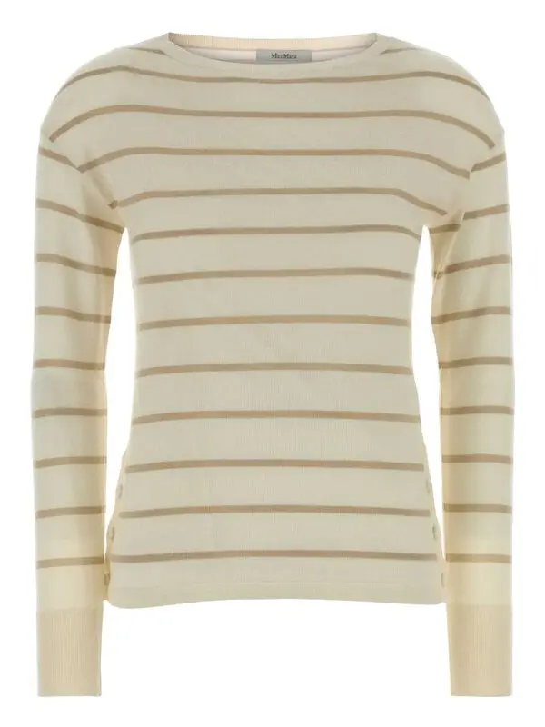 Max Mara Tabella Striped Cashmere-blend Sweater - Stripped