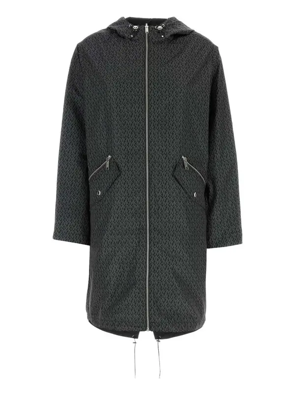 Michael Kors Polyester Parka Jacket - Printed