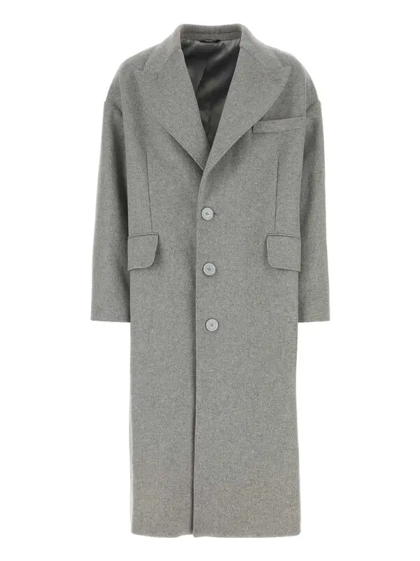 Dolce & Gabbana Wool Blend Tailored Jacket - Grey