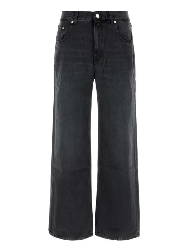 Séfr Relaxed Wide-leg Denim Jeans - Black