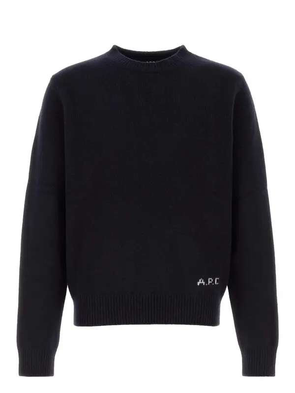 A.p.c. Edmond Wool Sweater - Blue